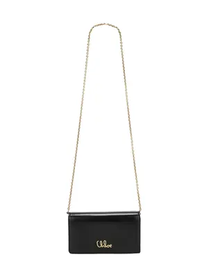 Chloé Iconic Chain Shoulder Bag - Black