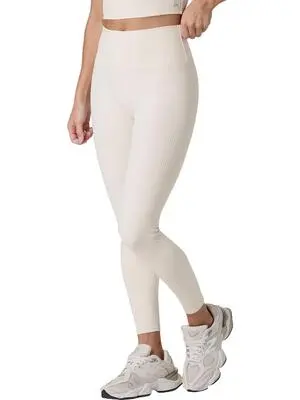 Vuori Inversion Rib Legging Marshmallow