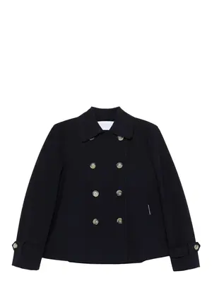 Harris Wharf London Spread-collar Jacket - Blue