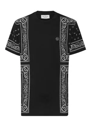Philipp Plein Paisley-print T-shirt - Black