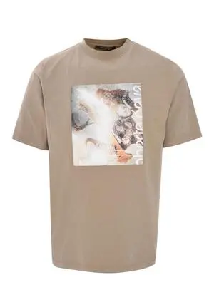 Roberto Cavalli Cotton T-shirt - Brown
