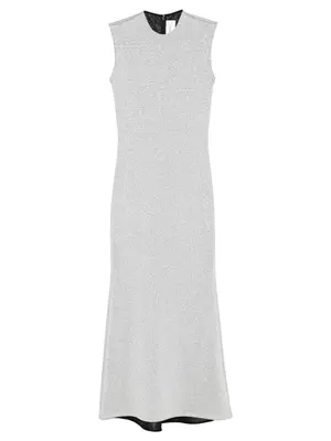 Burc Akyol Jersey Maxi Dress - Silver