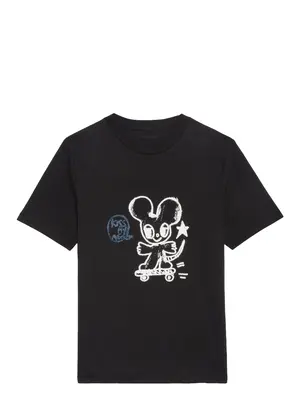 Zadig&Voltaire Edwin Happy Mouse T-shirt - Black