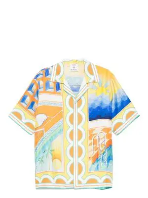 Casablanca Surreal Pool Shirt - Orange