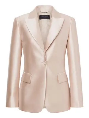 Alberta Ferretti Alberta Ferretti Single-Breasted Blazer Neutrals