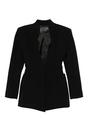 MUGLER Fitted-waist Blazer - Black