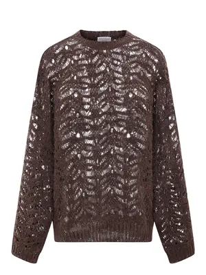 Brunello Cucinelli Sequin-embellished Sweater - Brown