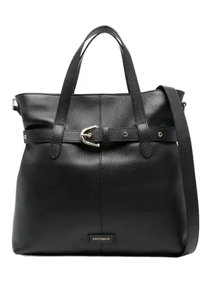 COCCINELLE Belted Tote Bag - Black