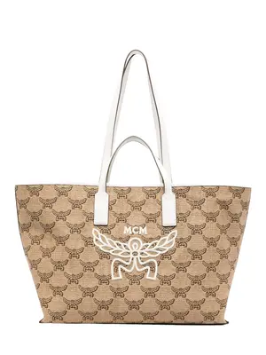 Mcm Himmel Medium Tote Bag - Neutrals
