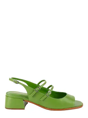 Intentionally Blank Peaches Heels - Green