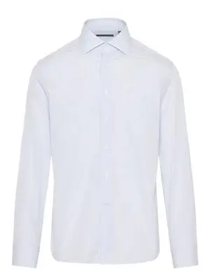 Corneliani Striped Button-up Shirt - Blue