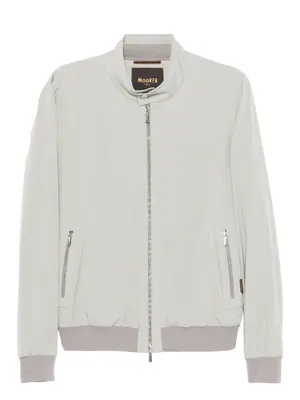 MOORER Alberti-kn Bomber Jacket - Grey