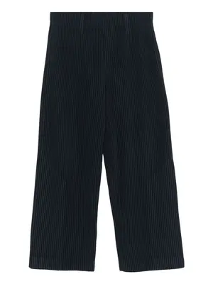 Issey Miyake Tailored Pleats Trousers - Blue
