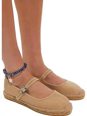 Free People Oasis Mary Jane Espadrilles - Sunstone Sand