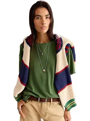 Free People We The Free Perfect Oversized Tee Forest Run