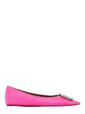 Amina Muaddi Camelia Ballerina Shoes - Pink