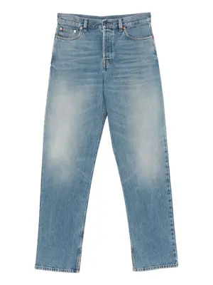 Gucci Low Rise Denim Trousers - Blue