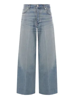 HAIKURE Bethany Wide Leg Jeans - Blue
