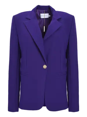SIMONA CORSELLINI Single-breasted Blazer - Purple