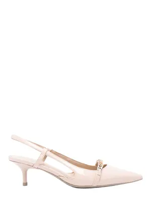 Pinko 50mm Gloria Slingback Pumps - Neutrals
