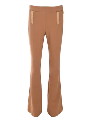 SIMONA CORSELLINI Flared Trousers - Neutrals