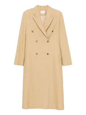 Loulou De Saison Double-breasted Coat - Neutrals