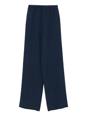 Valentino Garavani Crepe Trousers - Blue