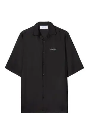 Off-White Barber Arrow Bowling Shirt - Black