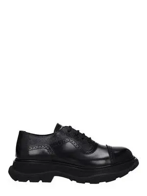 Alexander McQueen Lace-up Derby Sneakers - Black