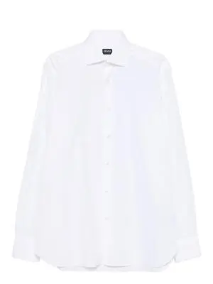 Zegna Poplin Shirt - White