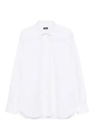 Zegna Poplin Shirt - White