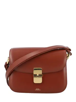 A.p.c. A.P.C. Small Grace Crossbody Bag Brown