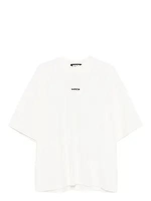 BARROW Logo-print T-shirt - White