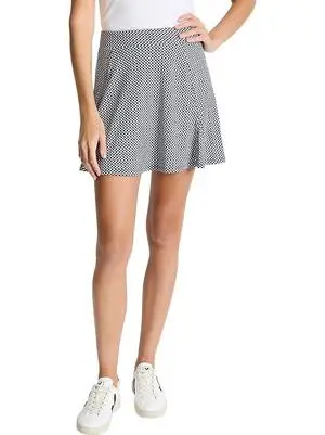 NIC+ZOE Gingham Skort - Indigo Multi