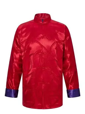 Shanghai Tang Two-tone Jacket - Red