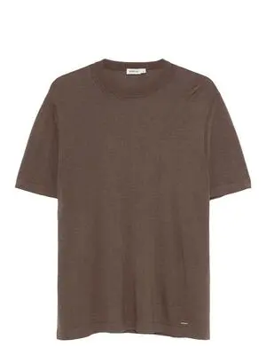 Simkhai Ribbed T-shirt - Brown