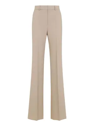 Sportmax Virgin Wool Trousers - Neutrals