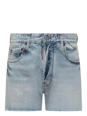 Dsquared2 Denim Shorts - Blue