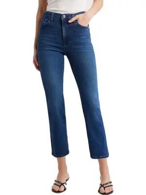 FRAME FRAME The Reboot High-Rise Cropped Flare Jeans Keepsake