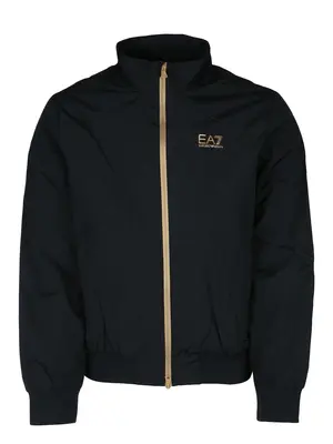 EA7 Printed Jacket - Black