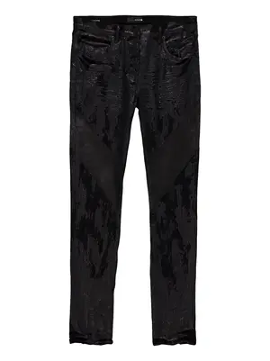 PURPLE BRAND Low Rise Skinny Jeans - Black