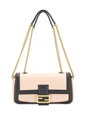 Fendi Leather Chain Baguette - Multi
