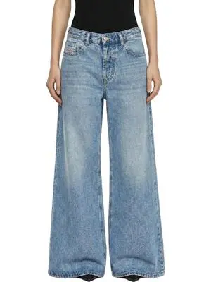DIESEL Wide Leg Jeans - Denim