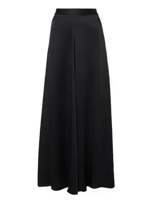 Isabel Marant Étoile Kayana Satin Maxi Skirt - Black