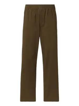 Burberry Cotton Straight Pants - Green