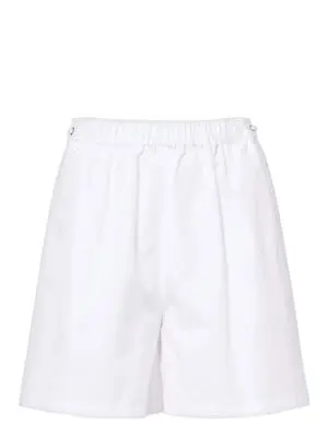 Max Mara Antiope High-rise Cotton Shorts - White