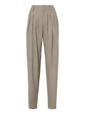 Isabel Marant Étoile Iwena Tapered Cotton-blend Pants - Multicoloured