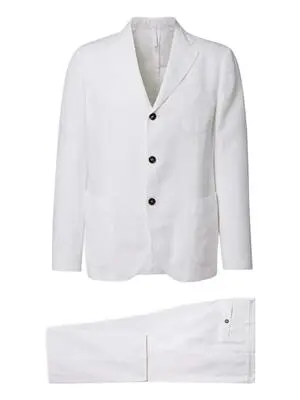 SLOWEAR Linen And Cotton Suit - White
