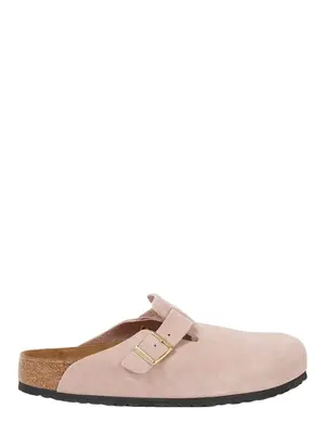 BIRKENSTOCK Birkenstock Boston Leve Suede Clogs Pink