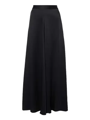Isabel Marant Étoile Kayana Satin Maxi Skirt - Black